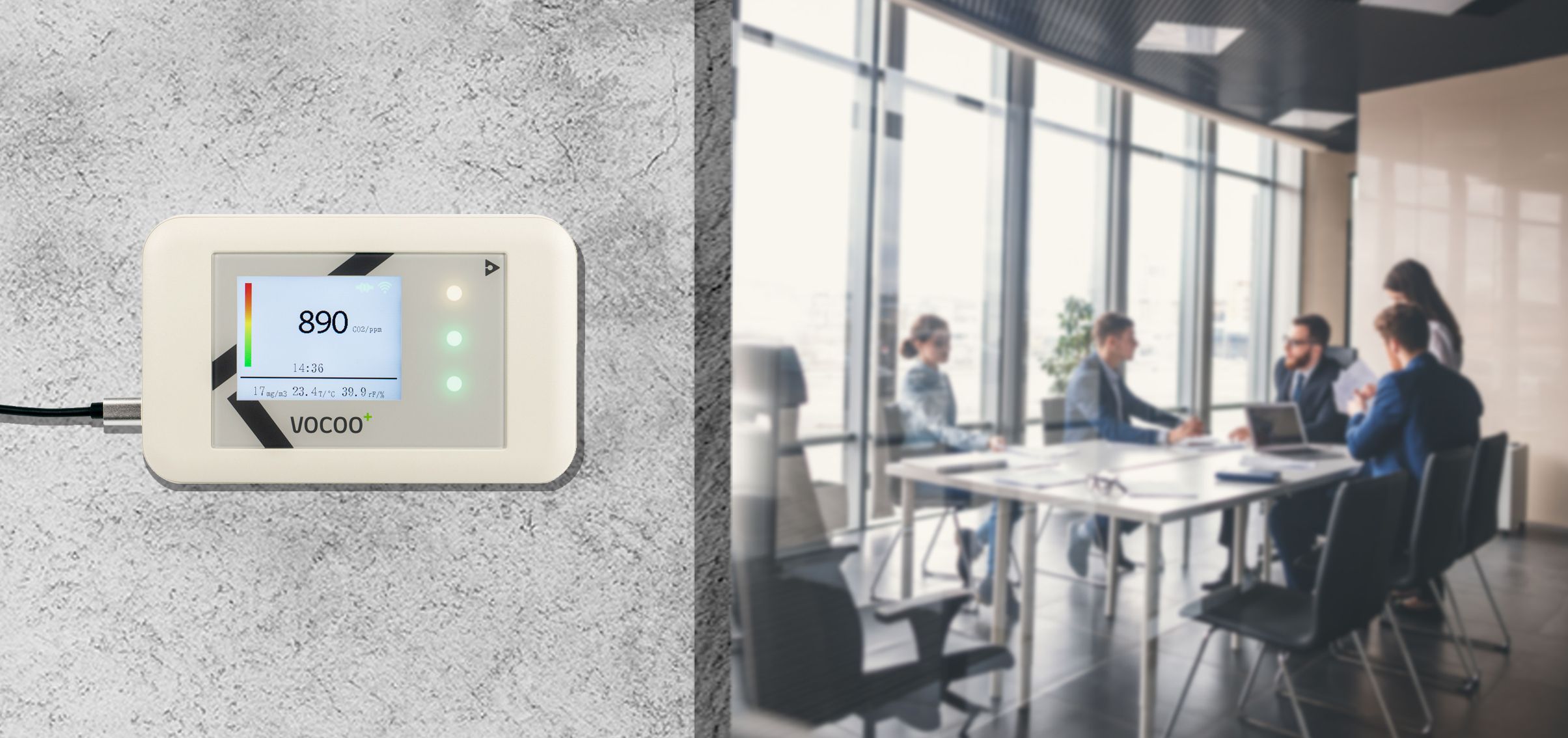 Vocoo+ | IAQ-Monitor Raumluftmessgerät